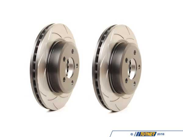 543sKT - DBA Rear T2 Street Slotted Brake Rotors - Pair 10.19" (259x10 ...