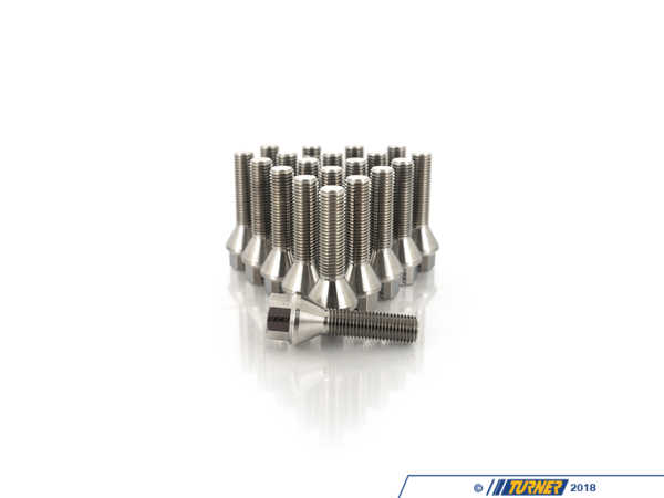025384ecs05-0321 - BMW Titanium Conical Seat Wheel Bolt - 14x1.25x40mm ...
