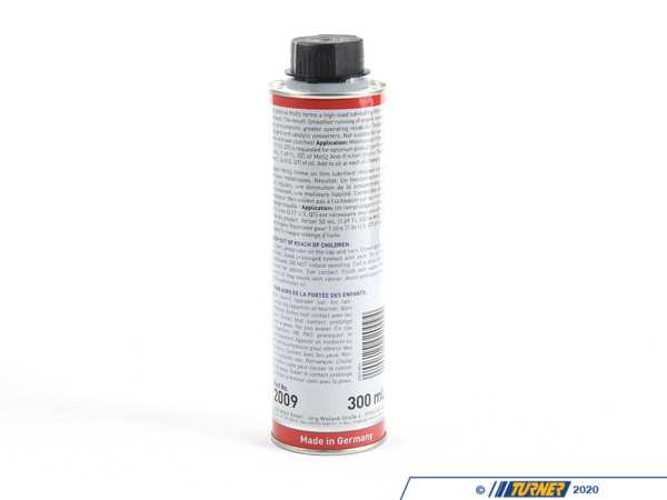 2009KT - 300ml Liqui-Moly MoS2 Anti Friction Engine Treatment | Turner ...
