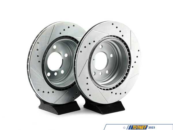 EBR1021XPR - Evolution Tru-Cast Drilled And Slotted Rotor Pair - Rear ...