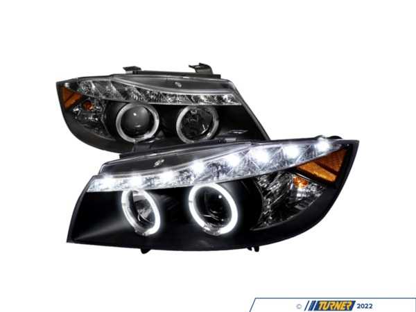 2LHPE9005JM8TM - Spec D Dual Halo Projector Headlights with LED Light ...