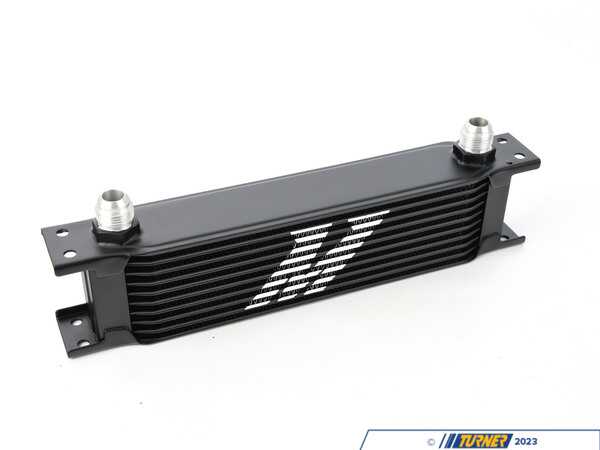 MM0C10BK - Universal Oil Cooler Black - 10 Row | Turner Motorsport
