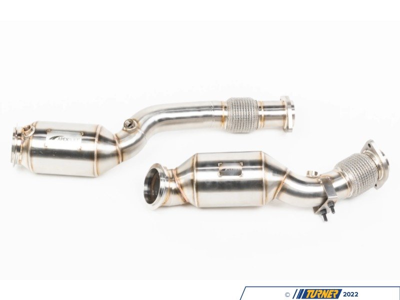 DP-S58-F9X-CAT - ApexBuilt GESI High-Flow Catted Downpipes - BMW F97 ...