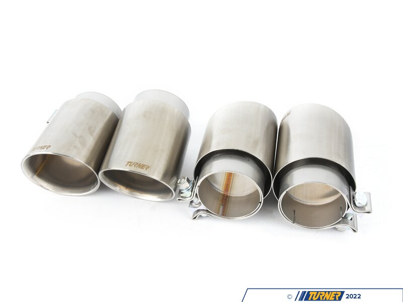 026374tms02x4KT - 4" Brushed Aluminum Exhaust Tips - Set Of 4 | Turner ...