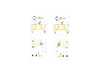 MSP-F87-YDRL - Motorsport+ CSL Style Yellow DRL LED Module Set - F87 M2 ...