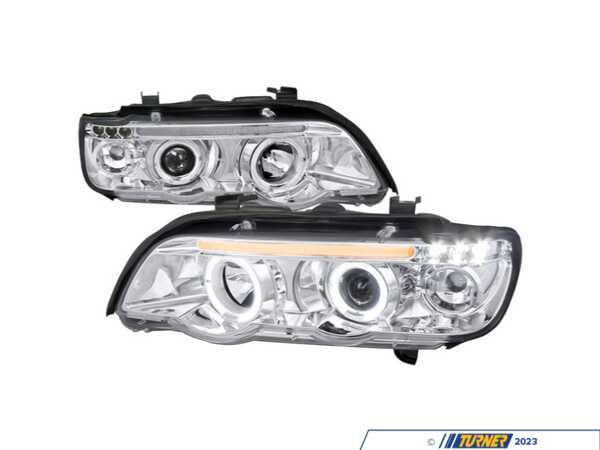 LHPX500TM - X5 HALO LED PROJECTOR HEADLIGHT CHROME HOUSING | Turner ...