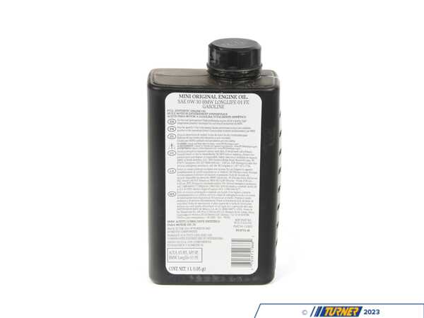 83215A2AFA2 - 0W-30 Factory Engine Oil - 1 Liter MINI Cooper | Turner ...