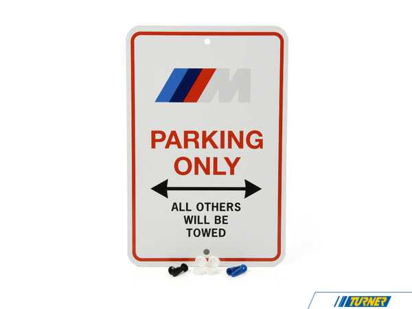 82125B4FE90 - BMW M PARKING SIGN | Turner Motorsport