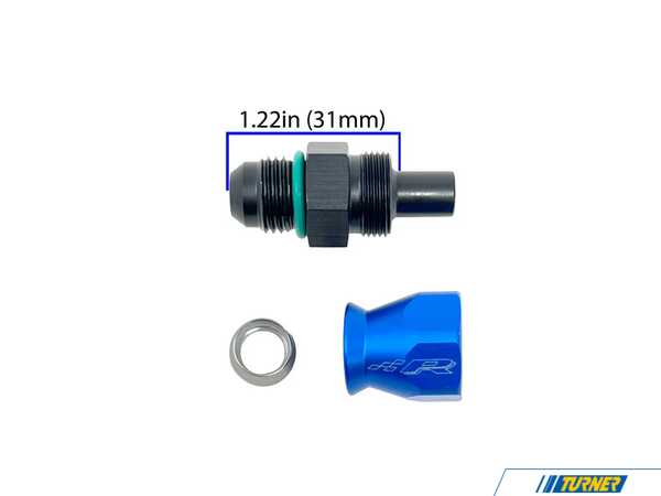 201-0243 - PTFE AN6 Fitting To Male AN6 Flare | Turner Motorsport