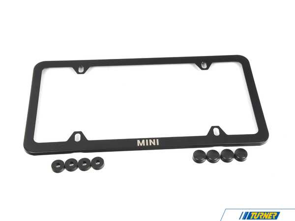 51805A5CFA8 - MINI Word Logo License Plate Frame Slim Line - Matte ...