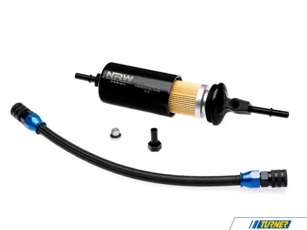 S65PFF - NRW Designs E9X M3 S65 Inline Fuel Filter Kit - Gasoline Spec ...