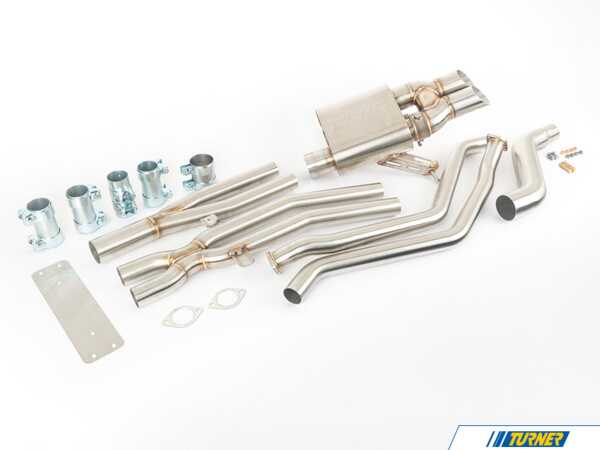 039116LA01 - Valved Cat-Back Exhaust - E46 323/328 | Turner Motorsport