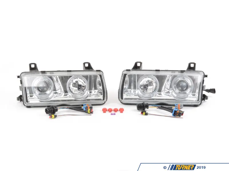 1AL008875 801 Hella Euro Angel Eye Headlight Kit E36 NO LONGER AVAILABLE Turner Motorsport